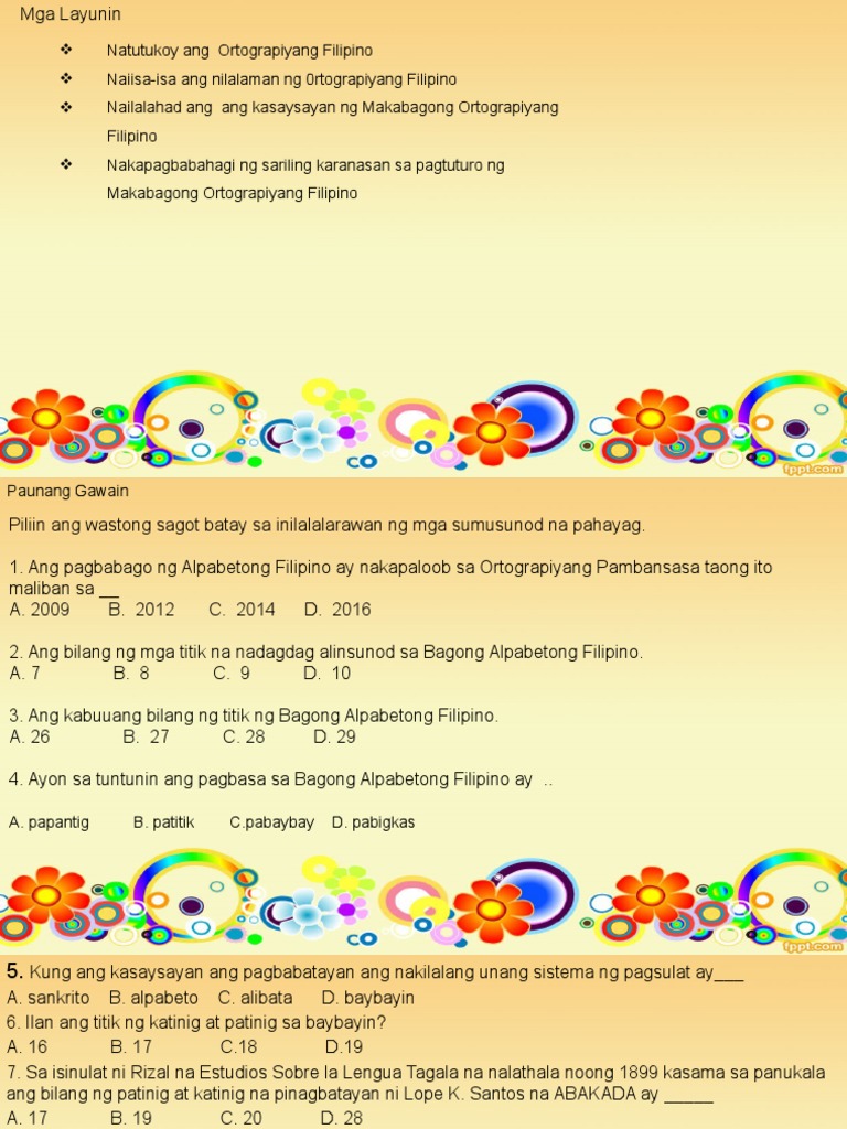 Makabagong Ortograpiya | PDF