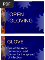 Applying and Removing Sterile Gloves (Open Method) | PDF | Hand | Glove