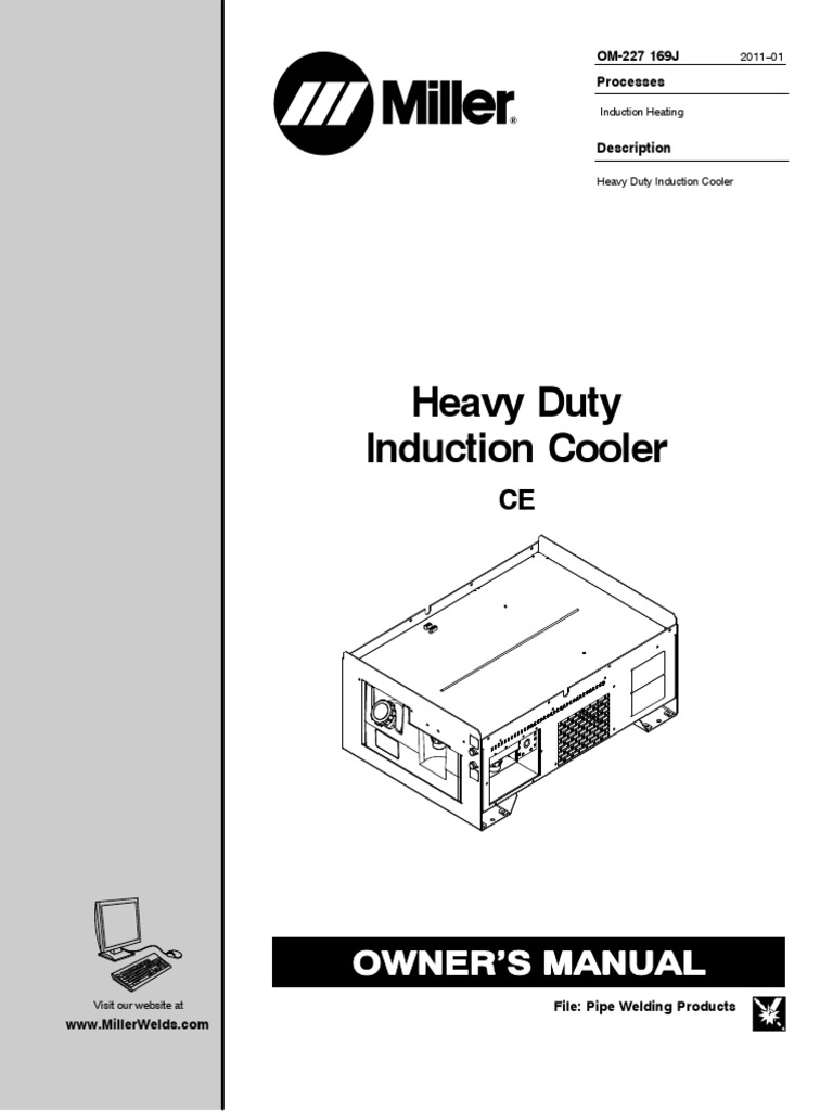 MILLER - ProHeat35 - Induction Cooler | PDF | Construction | Welding