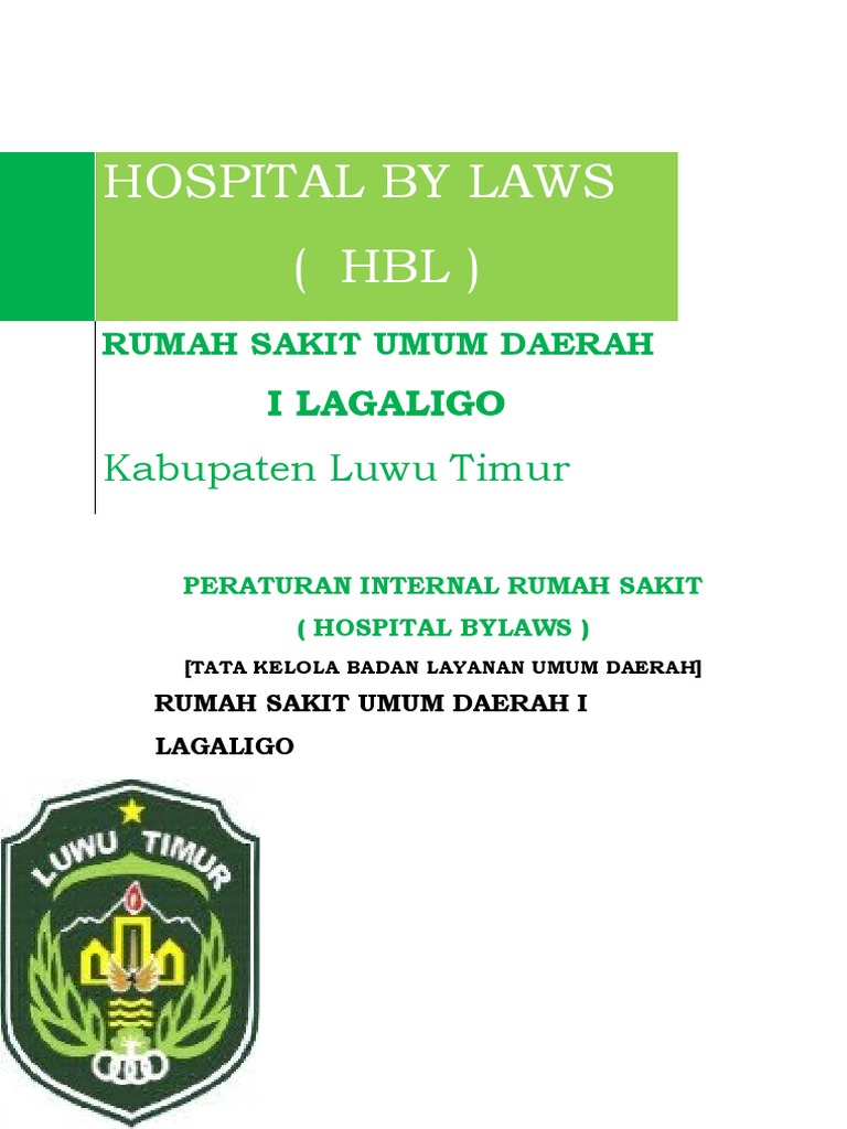 HBL RSUD I La Galigo Fix | PDF