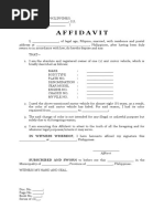 Affidavit of Change Color of Vehicle | PDF