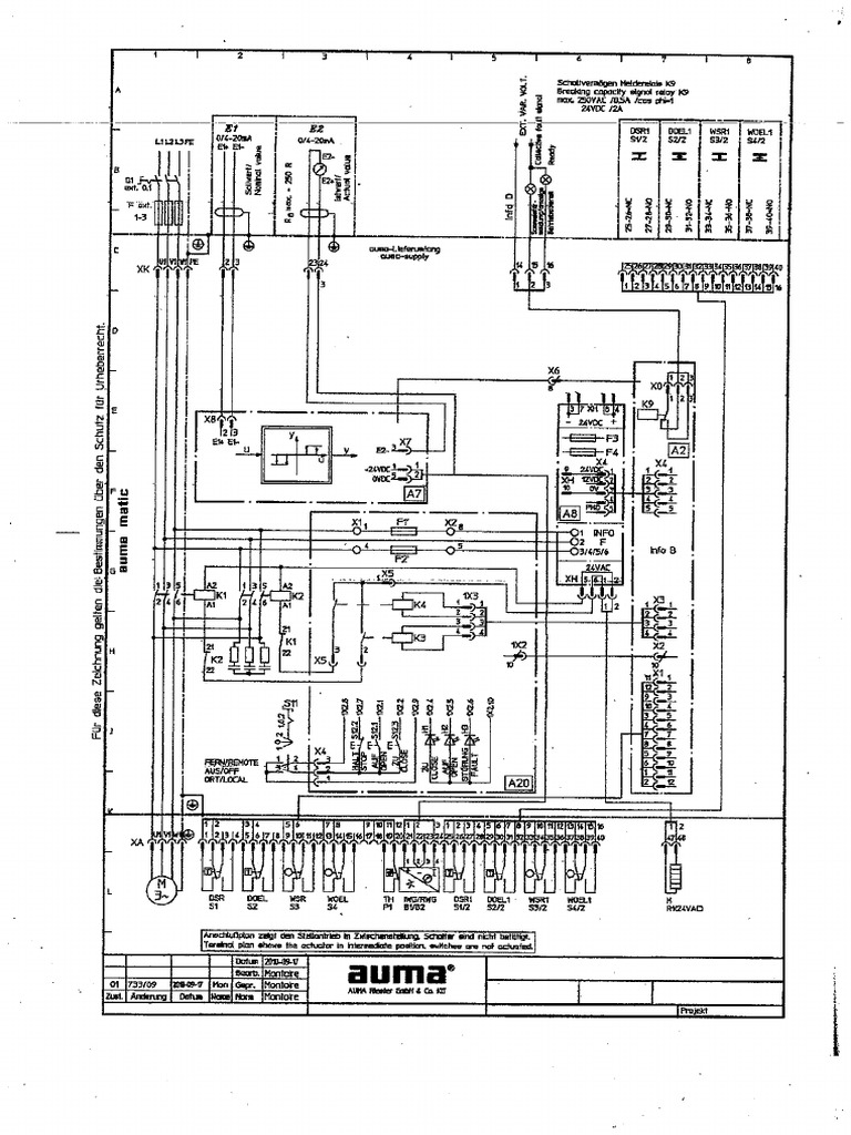 AUMA Internal Wiring | PDF