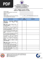 Sip Annex 2a Child-Friendly School Survey | PDF | Literacy | Teachers