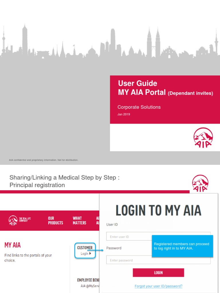 User Guide MY AIA Portal: Corporate Solutions | PDF | Communication ...