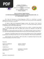 Accomplishment Report in Tree Planting | PDF