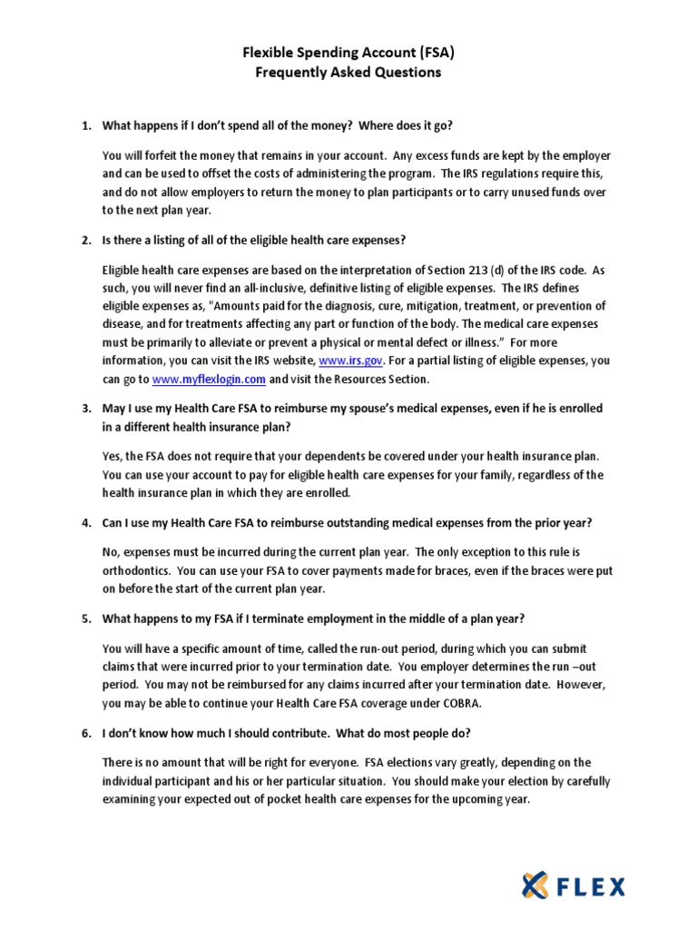 FSA Guide for Employees | PDF | Social Programs | Public Services