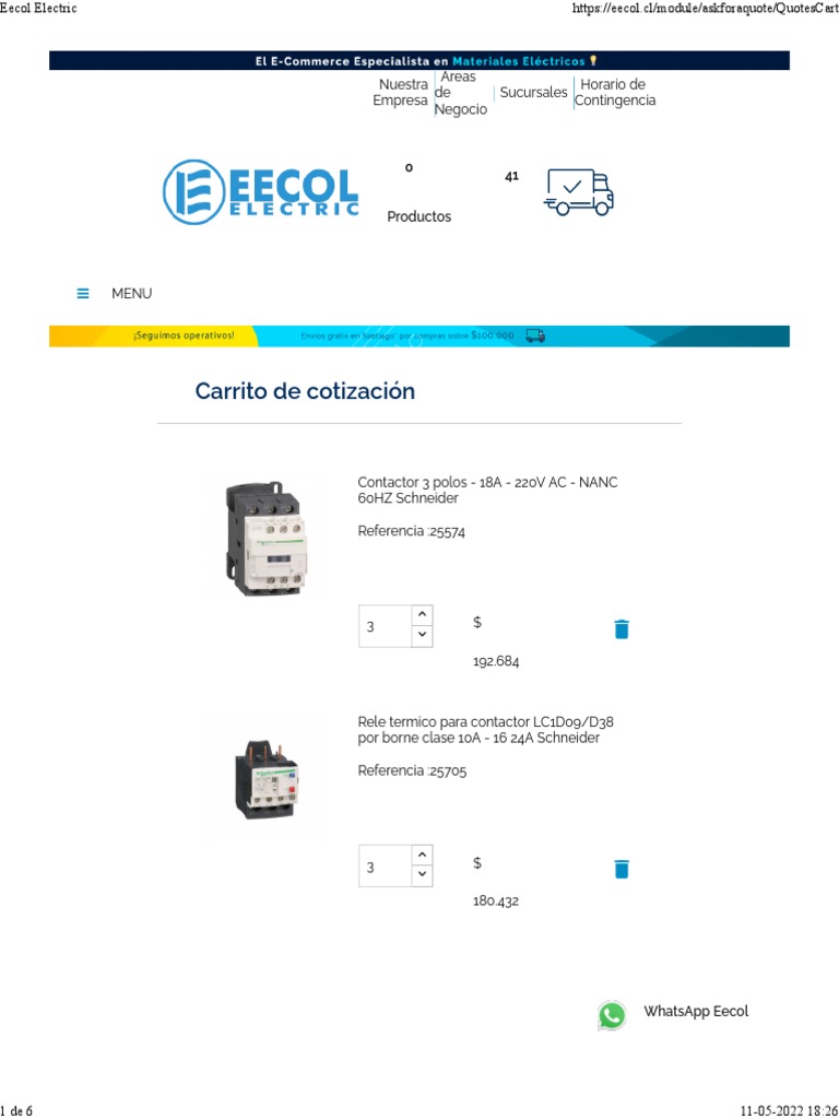 Eecol Electric | Descargar gratis PDF | Equipo | Componentes eléctricos