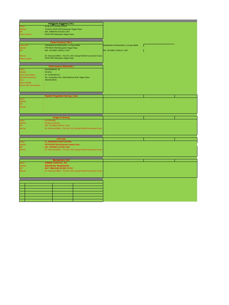Belanja Cleaning Service RSUD SIM 2022 | PDF