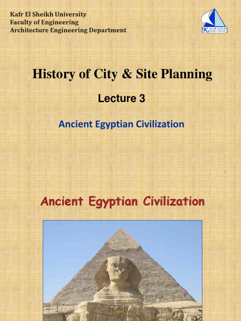 Lecture 333 - Egyptian Civilization | PDF | Ancient Egypt | Ancient ...