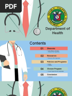DOH Organizational Chart & Roles | PDF