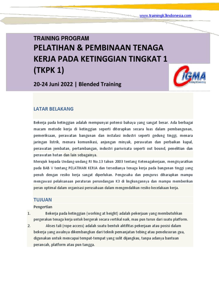 Silabus Pelatihan | PDF