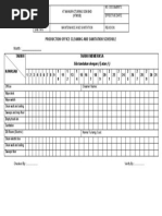Chiller and Carcass Temp. Record Sheet, 013 | PDF | Engineering ...