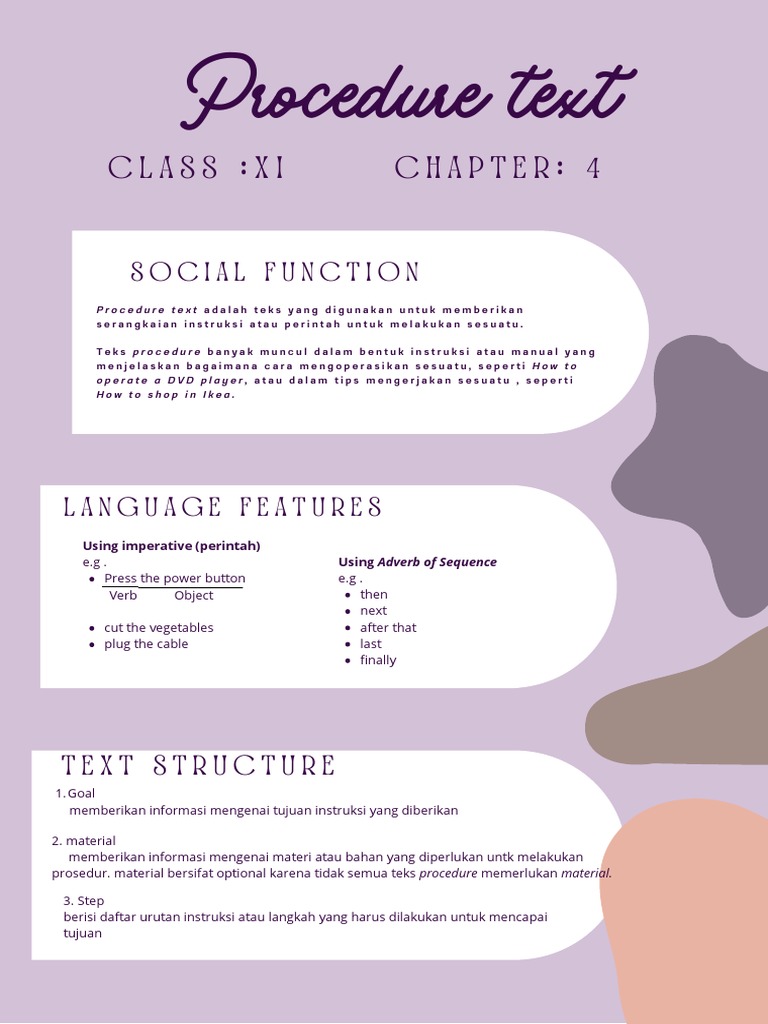 Procedure Text Modul | Download Free PDF | Cakes | English Language