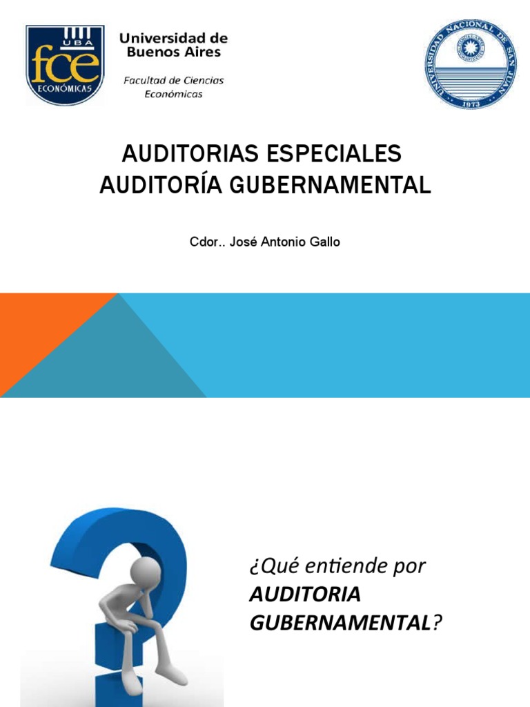 Auditoria Gubernamental | PDF | Auditoría | Presupuesto