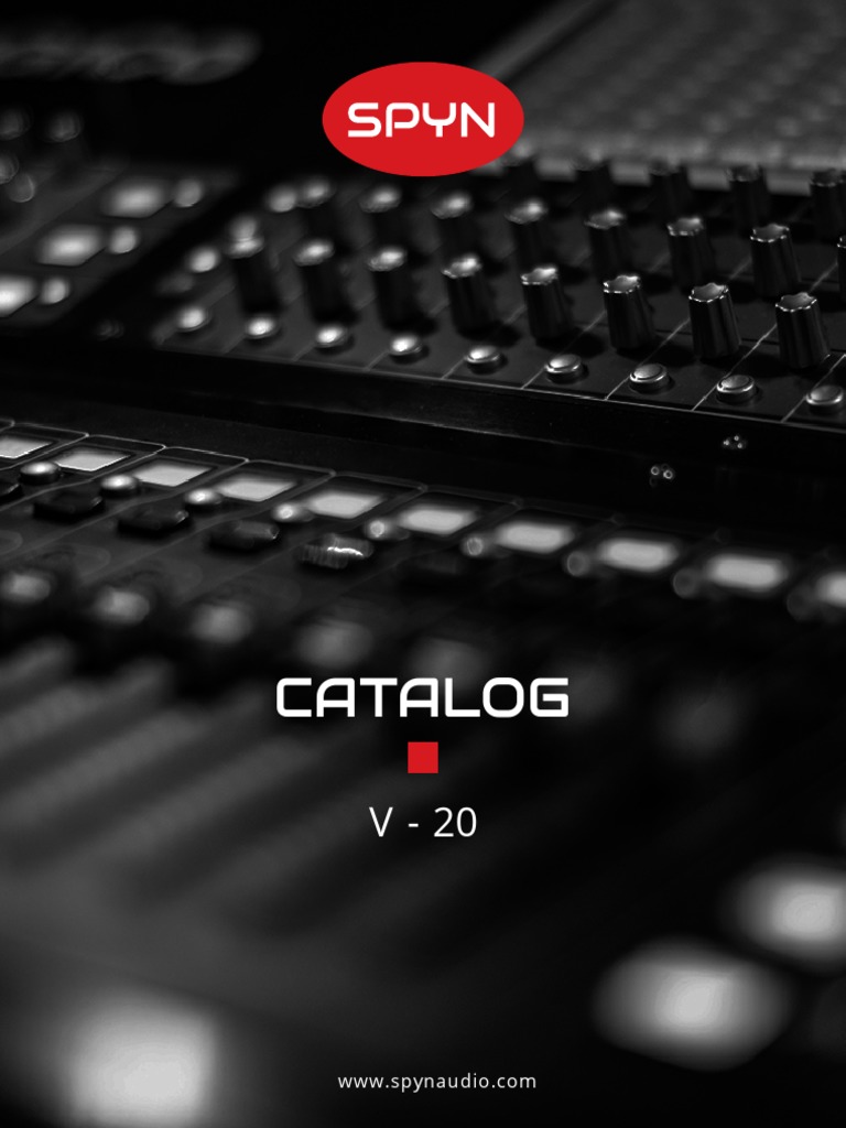 Spyn Audio Catalog-1589913182 | PDF | Microphone | Equalization (Audio)
