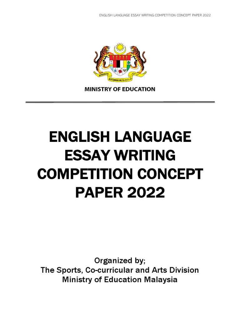 Essay Writing Competition 2022 Guide | PDF | Essays | Vocabulary