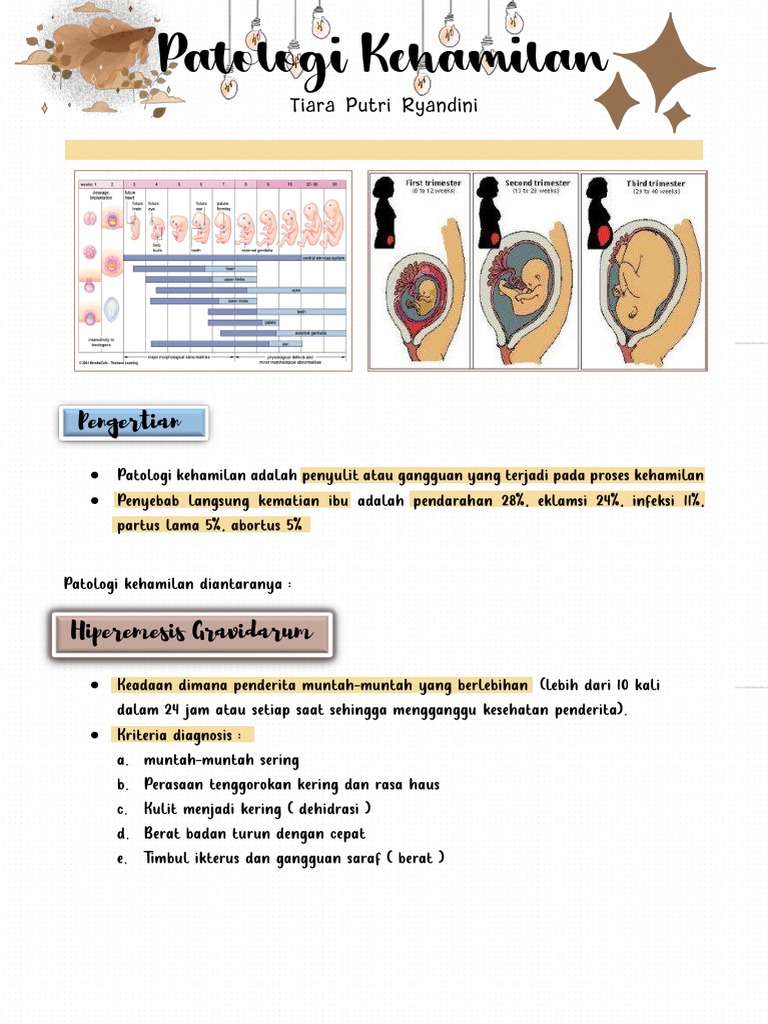 Patologi Kehamilan | PDF