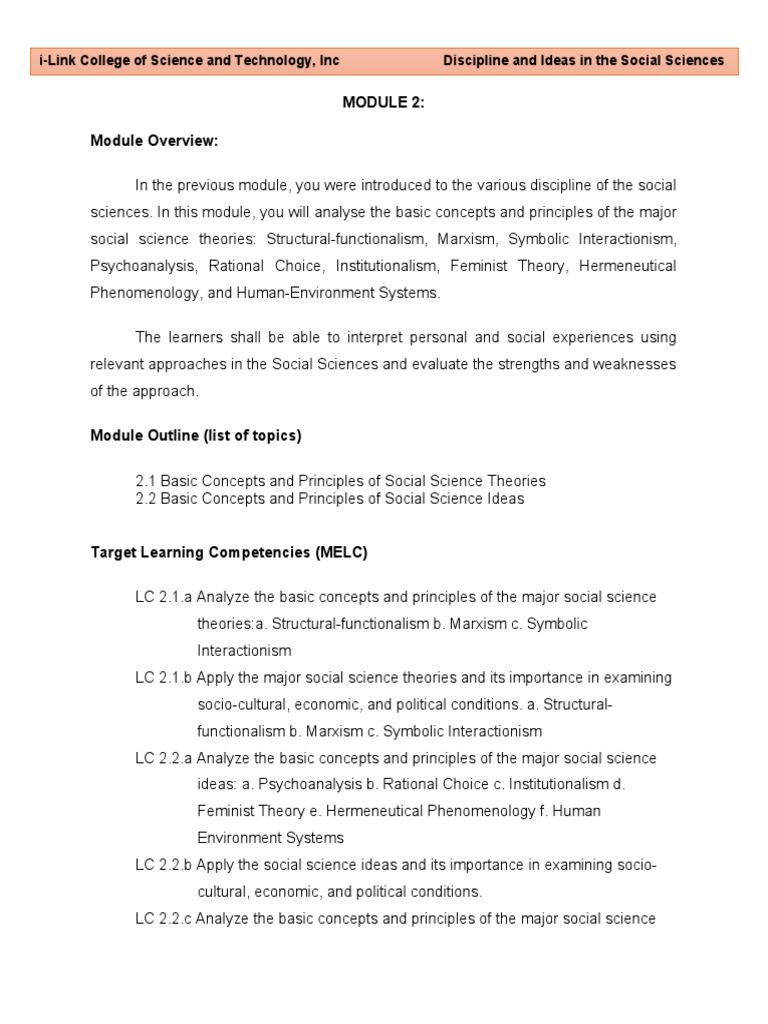 Module 2 | PDF | Id | Psychoanalysis