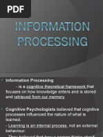 8.4. Simple Information Processing Model Students | PDF | Information | Memory