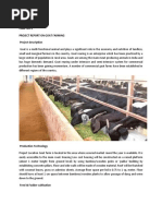 Goat Rearing Project Proposal | PDF | Goat | Agriculture