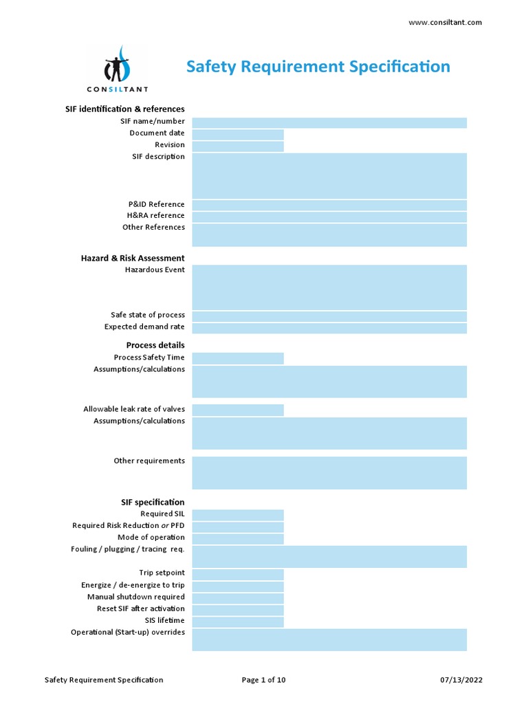 SRS Template | PDF | Safety | Systems Engineering