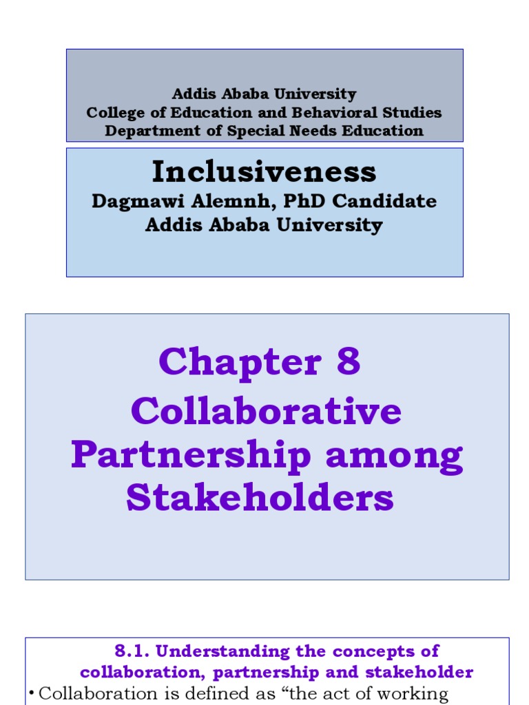 Collaborative Partnerships in Education | PDF | Collaboration ...