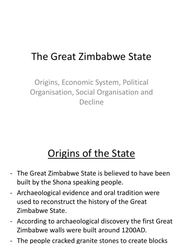 History and Decline of Great Zimbabwe | PDF | Zimbabwe