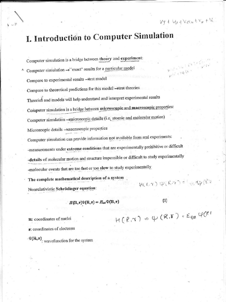 Intro To Comp Simulation | PDF | Dipole | Intermolecular Force
