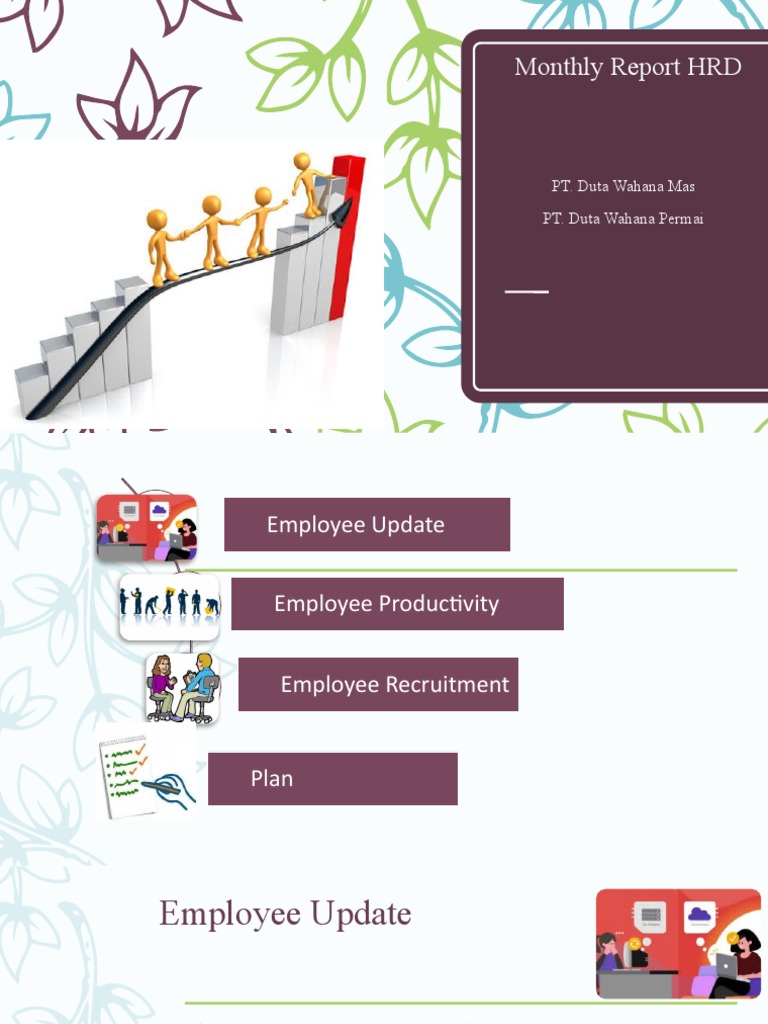 Monthly Report HRD | PDF