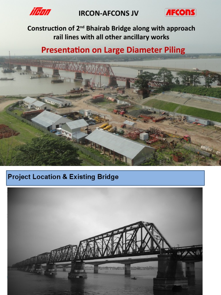 Construction of 2nd Bhairab Bridge Along With Approach Rail Lines With ...