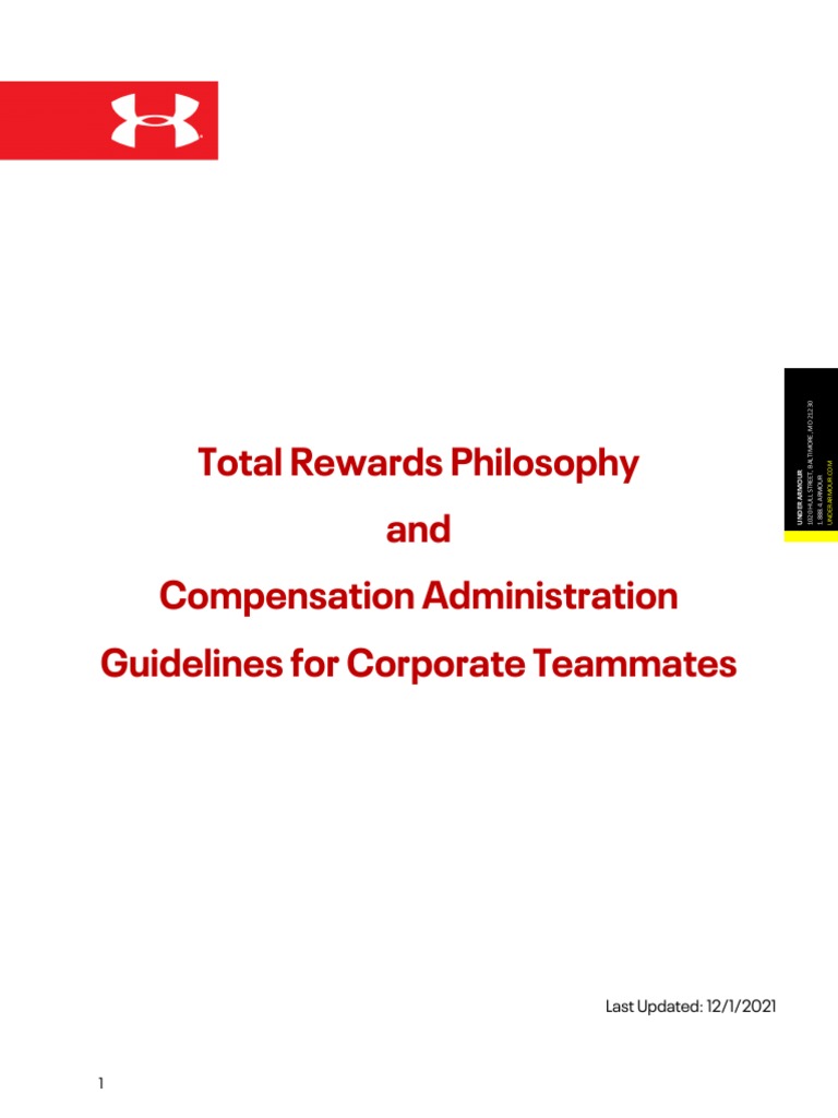 Compensation Admin Guidelines - 12.1.21 | PDF | Salary | Equal Pay For ...