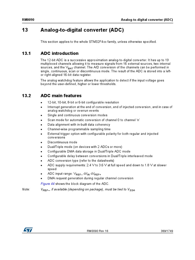 ADC Stm32f4 DAC Convert | PDF