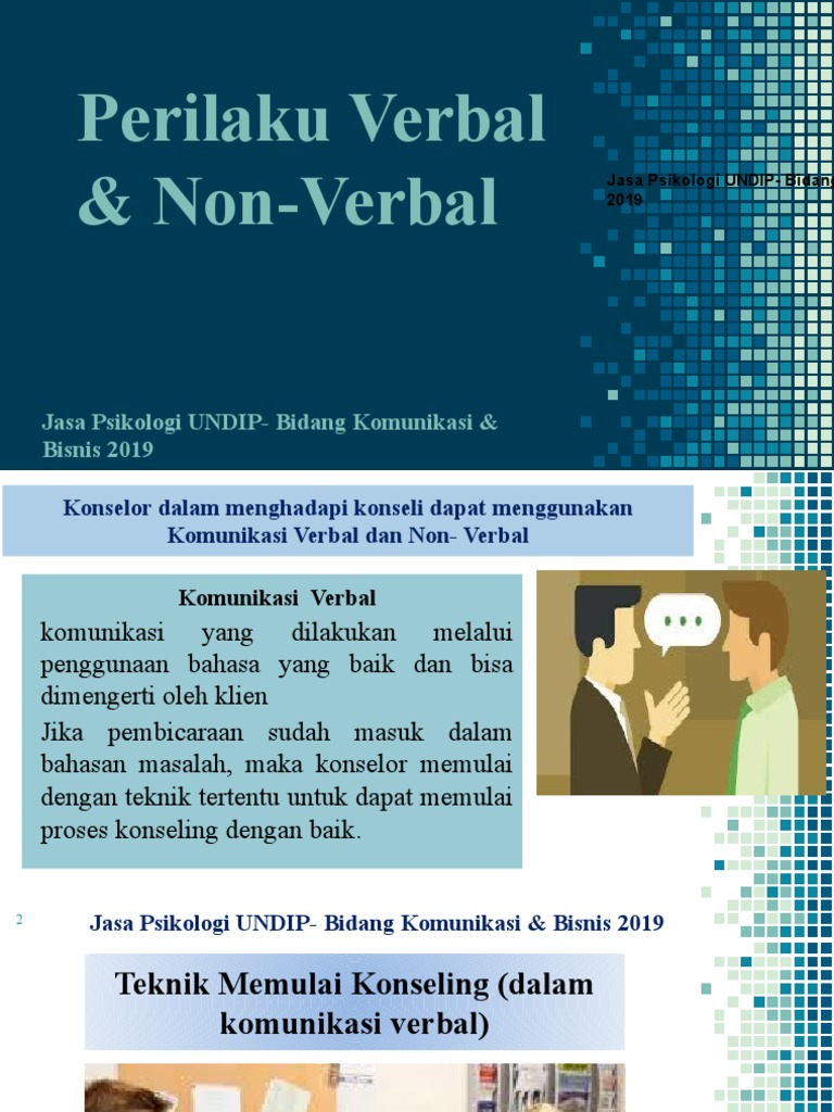 Perilaku Verbal-Non-Verbal-1 | PDF