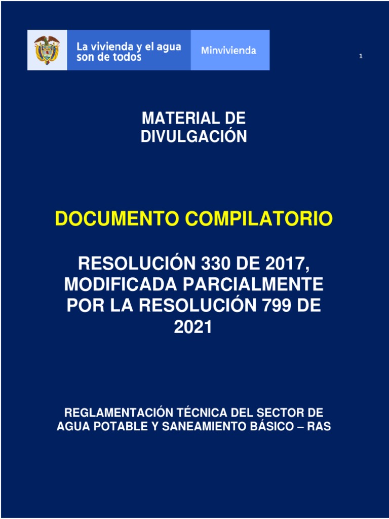 Compilatorio Ras 2017 | PDF | Tratamiento de aguas residuales | Agua