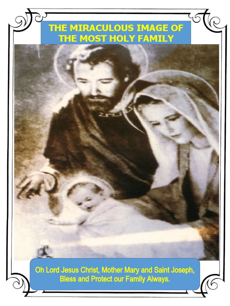 Holy Image of The The Holy Family | PDF | Religion & Spirituality
