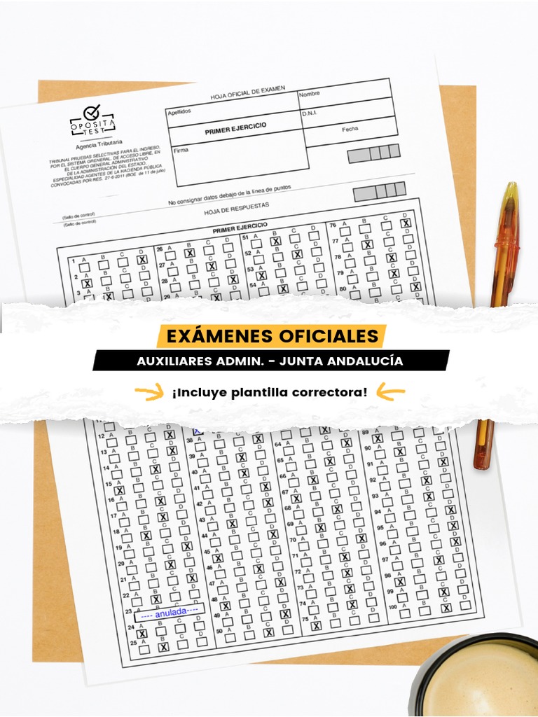 Examenes Oficiales de Auxiliares Admin Junta de Andalucia | PDF | Internet | Privacidad de la ...