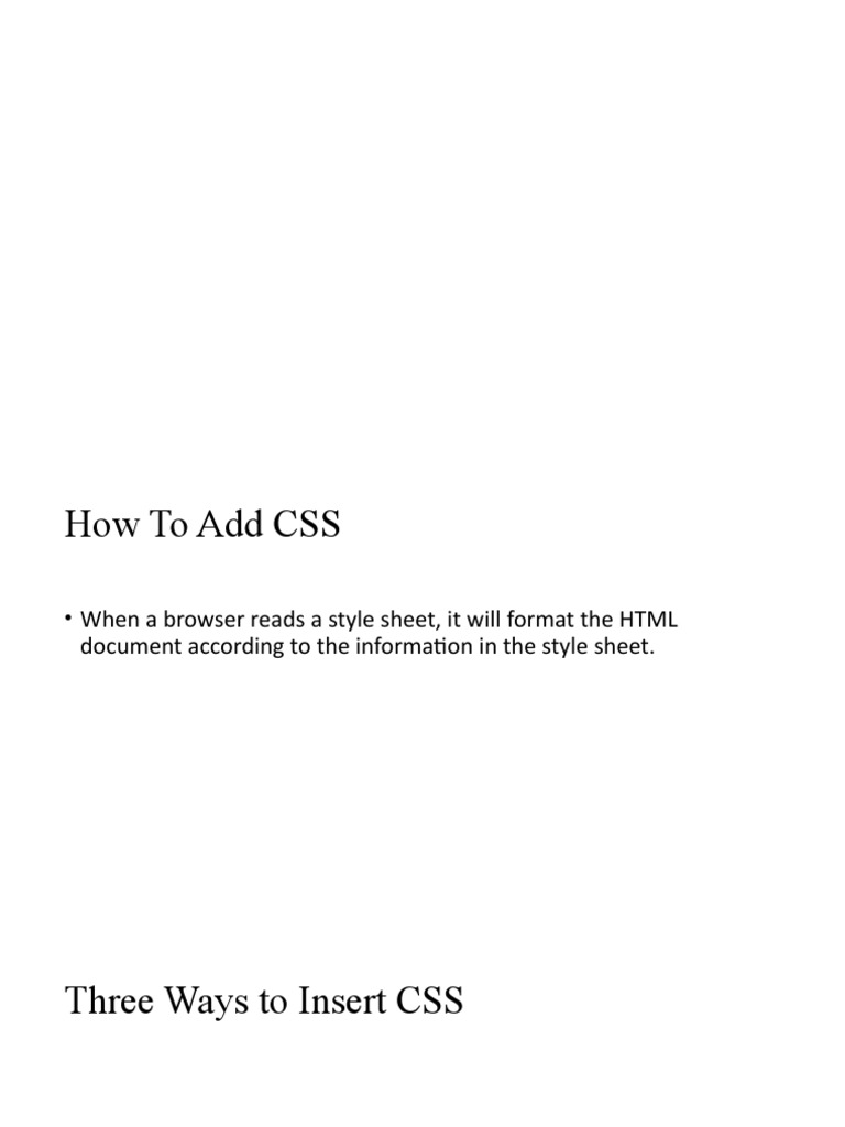 Css 1 | PDF | Html | Software Engineering