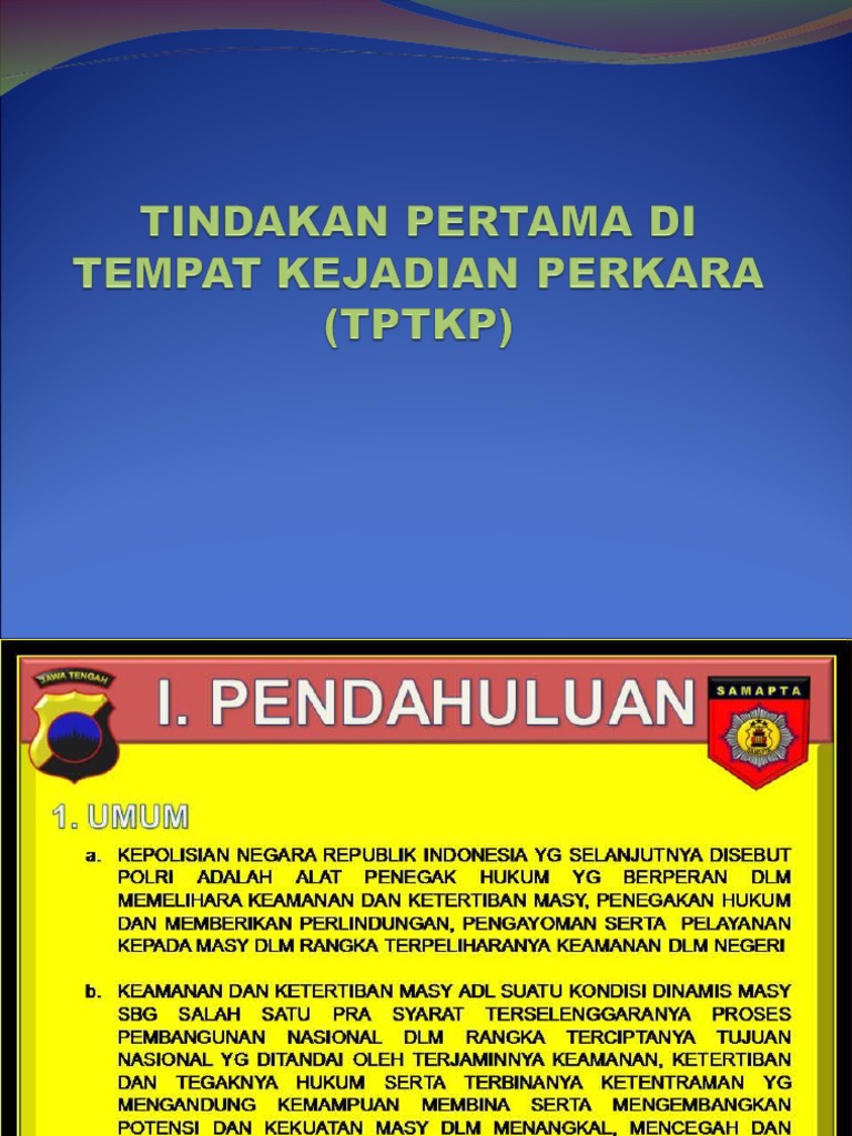 TPTKP Satpam | PDF