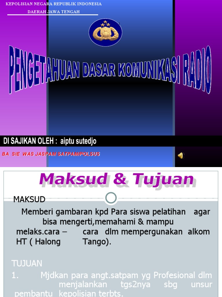 Pengetahuan DSR Komunikasi Radio | PDF