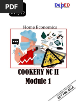 TLE G78 Commercial Cooking | PDF | Kitchen | Rubric (Academic)