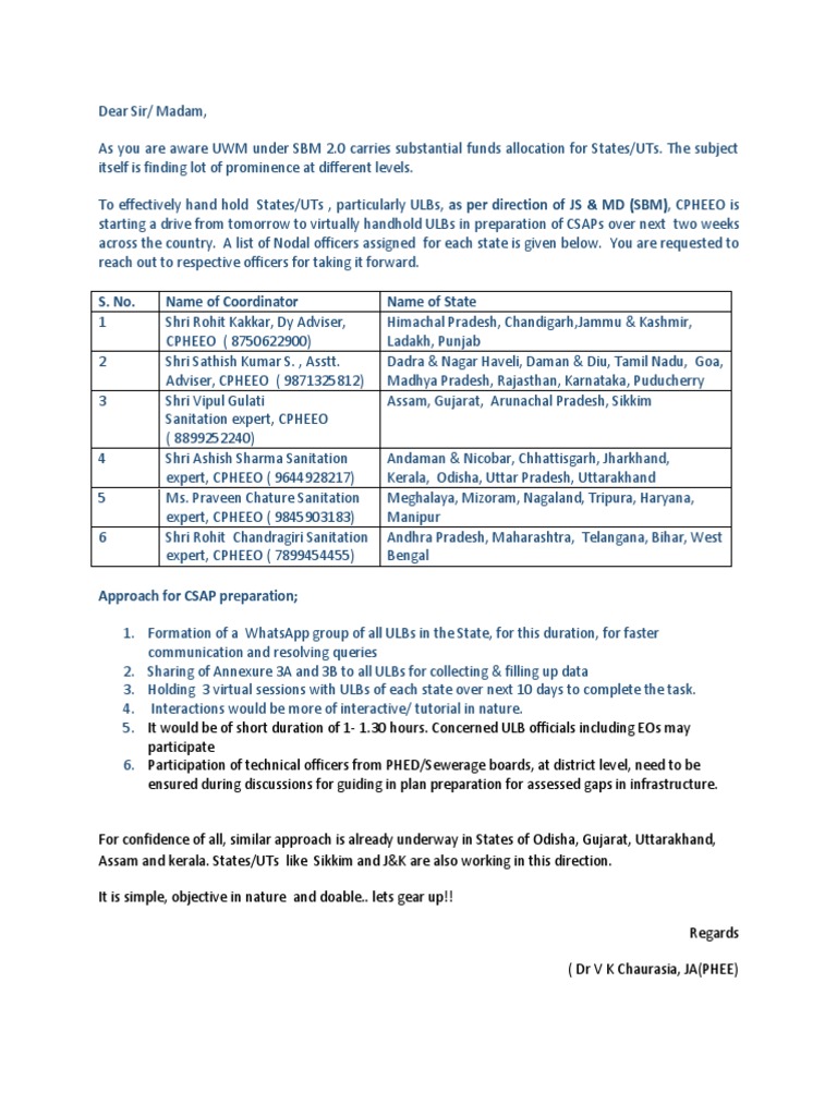 CSAP Coordinators For State SUTs | PDF | Career & Growth