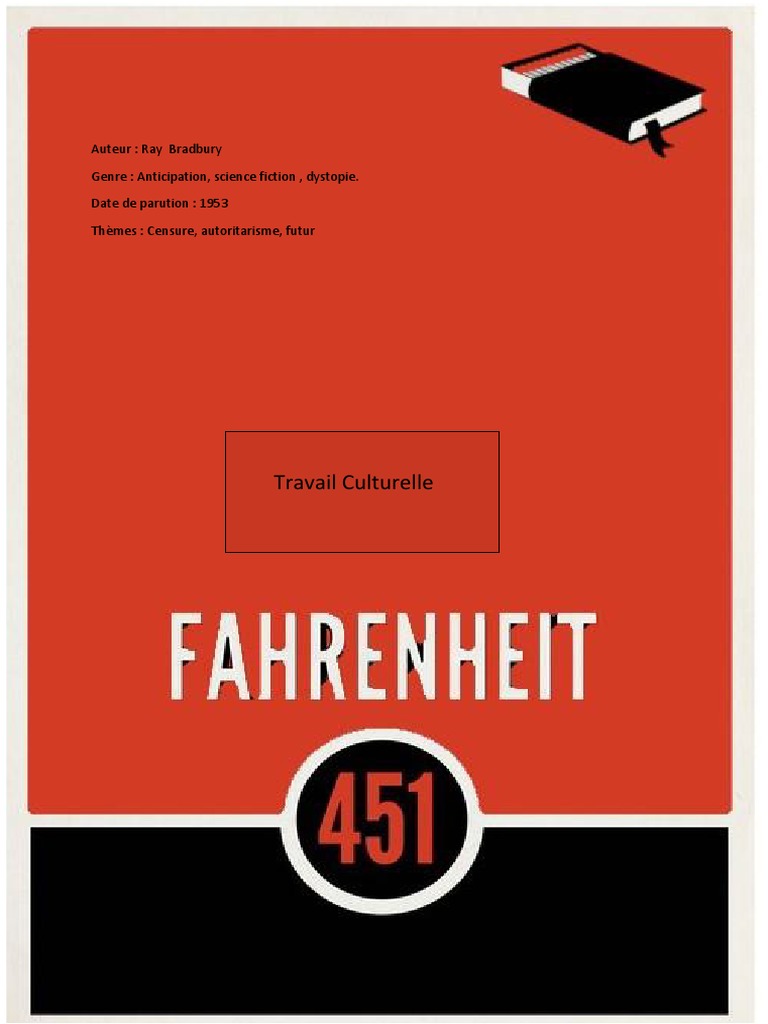 Résumé et avis sur Fahrenheit 451 | PDF | Dystopie