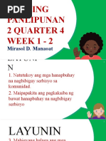 AP2 - Q3 - Week 5-6 Tungkulin Ko Sa Aking Komunidad | PDF
