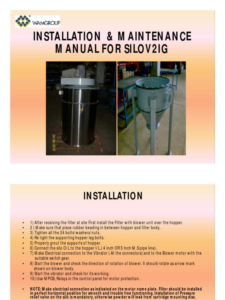 Hopper Installation & Maintenance Manual | PDF | Home & Garden ...