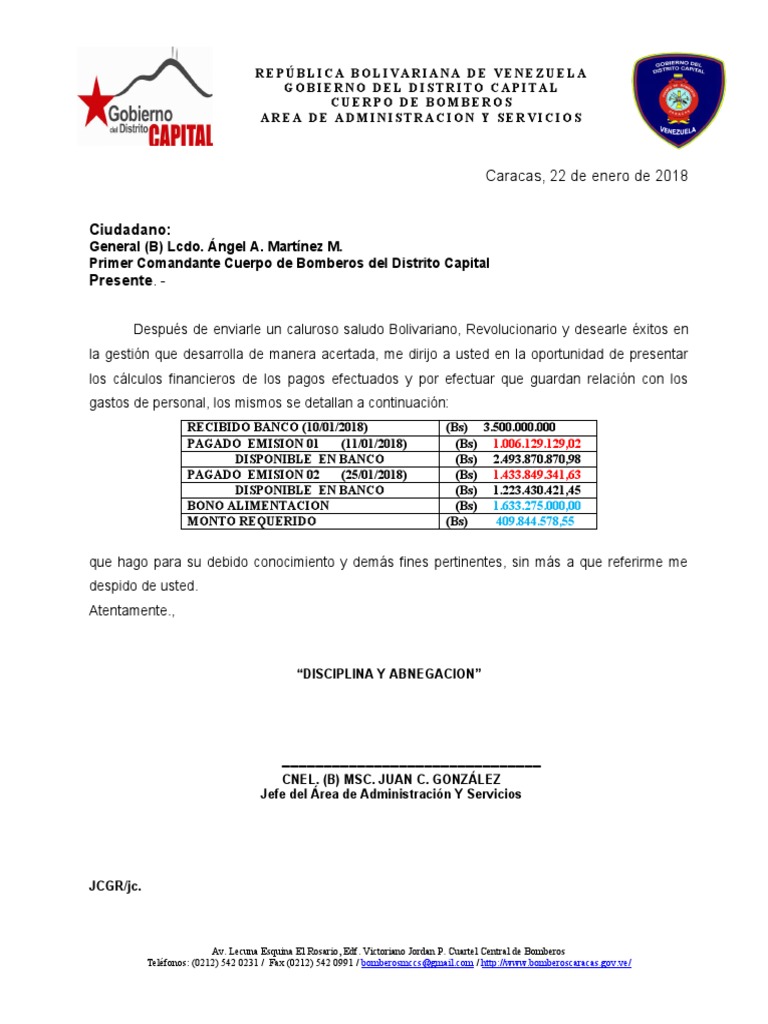 Carta Juan Carlos Al General | PDF