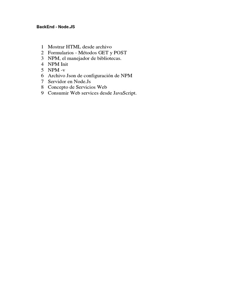 Node Js | PDF | Script Java | Internet y web