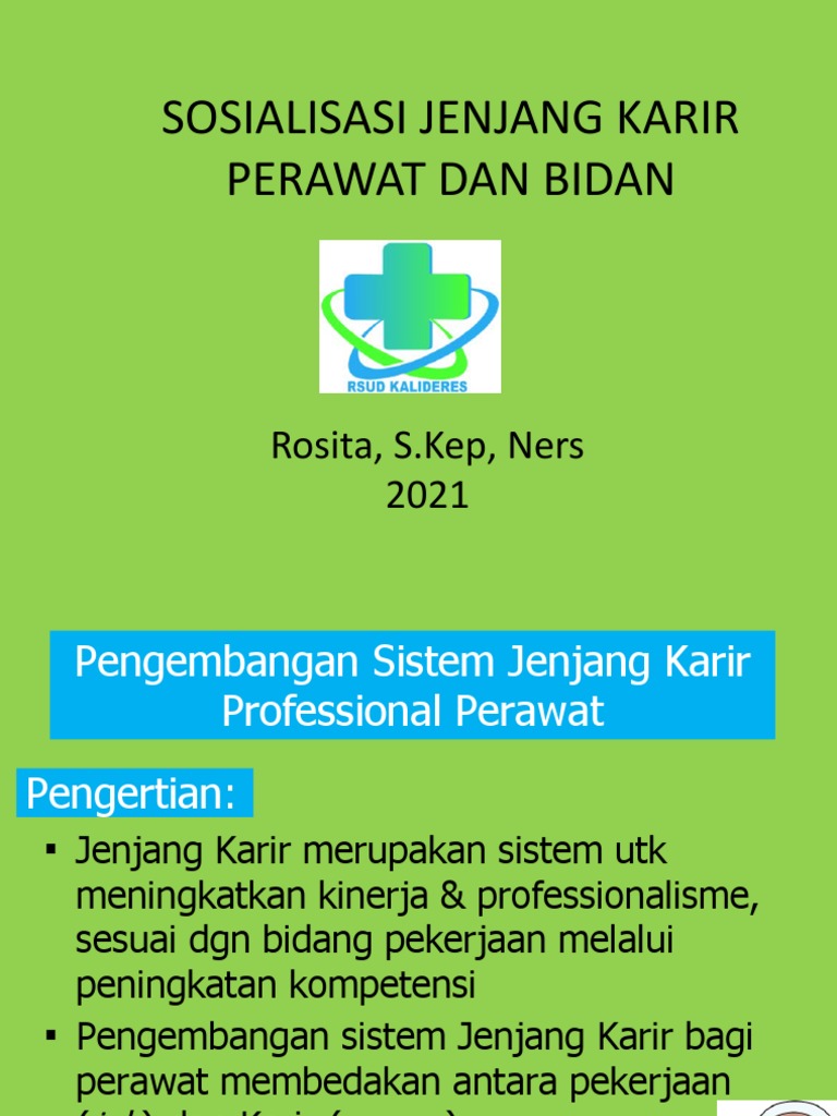 Sosialisasi Jenjang Karir Perawat Dan Bidan | PDF