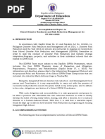 DRRM Accomplishment Report 2023 2024 1 | PDF