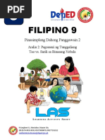 DLP-FILIPINO 9-Q2W4-Talumpati | PDF