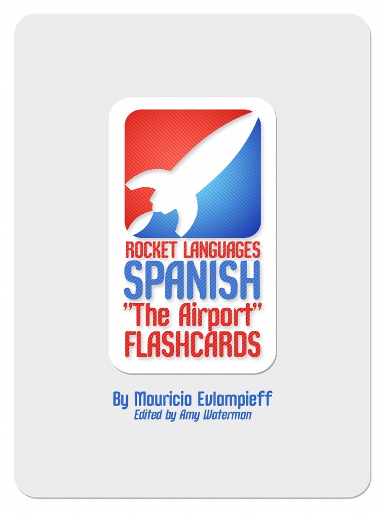 Flashcards Series 3 El Aeropuerto | PDF | Flashcard